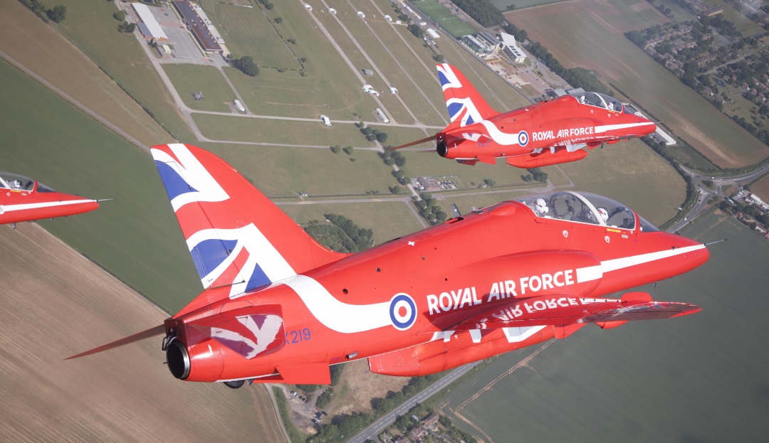 Where to see the Red Arrows in Cleobury Mortimer and Stourport-on ...