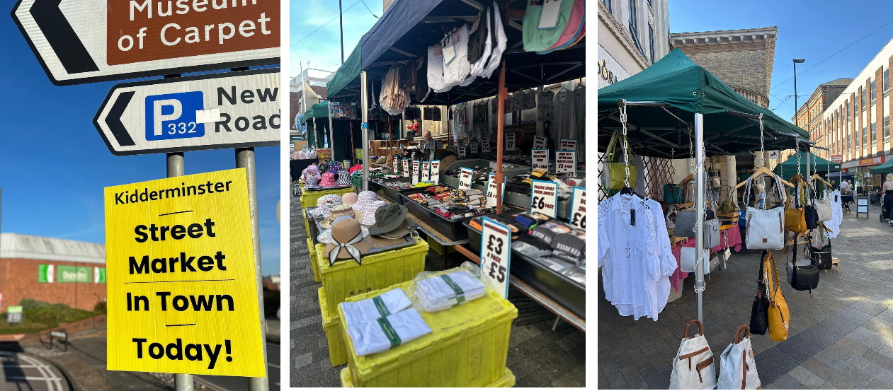 PICTURE SPECIAL - New-look Kidderminster Street Market opens as the sun ...