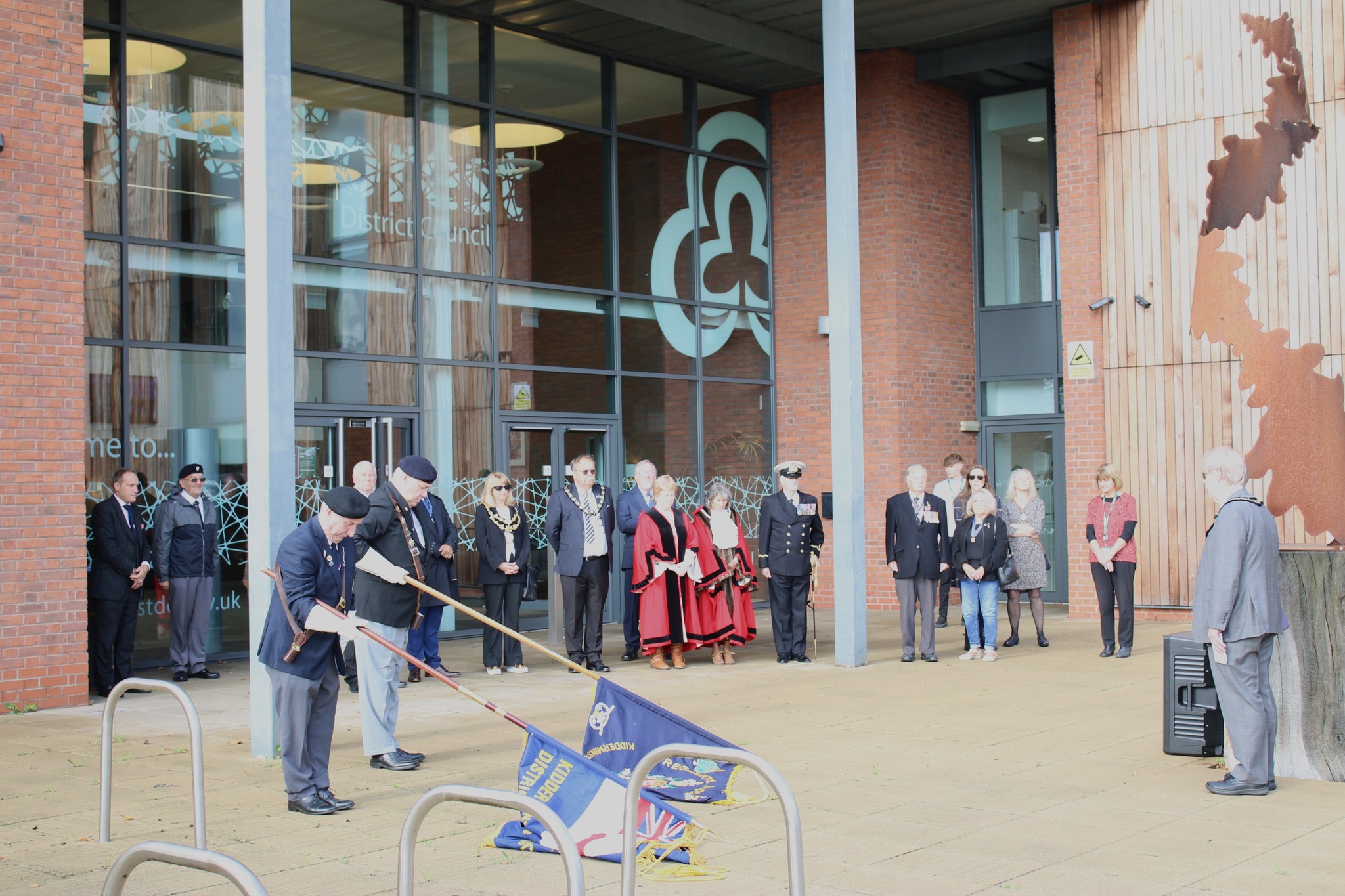 IN PICTURES - Wyre Forest flies the flag for Merchant Navy Day - The ...
