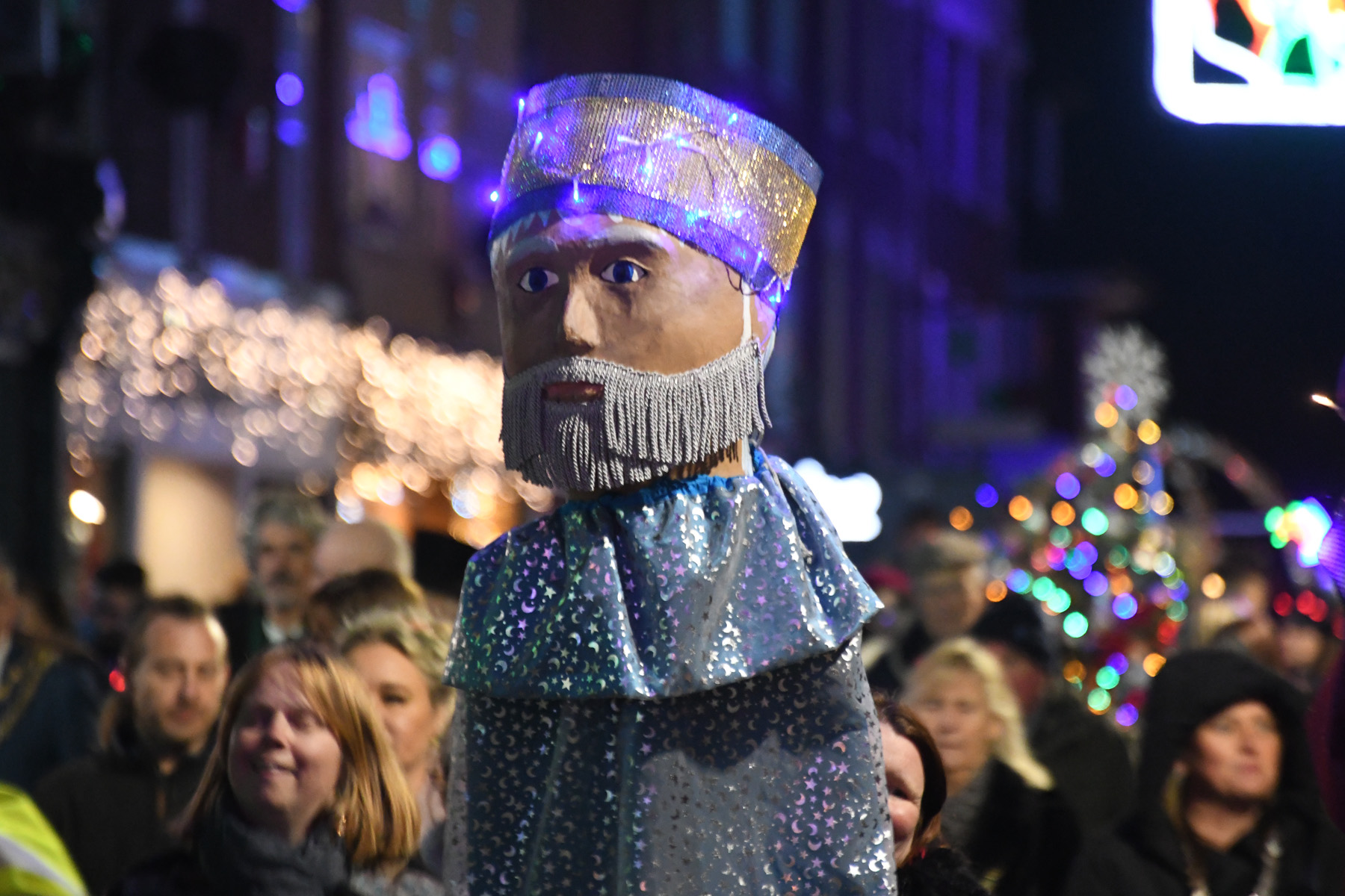 Stourport Christmas lights switch-on and Three Kings Parade