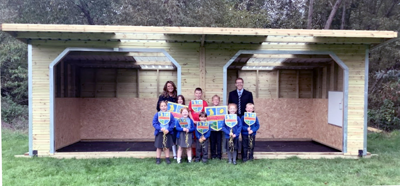 New outdoor learning centre at Wolverley Sebright Academy,