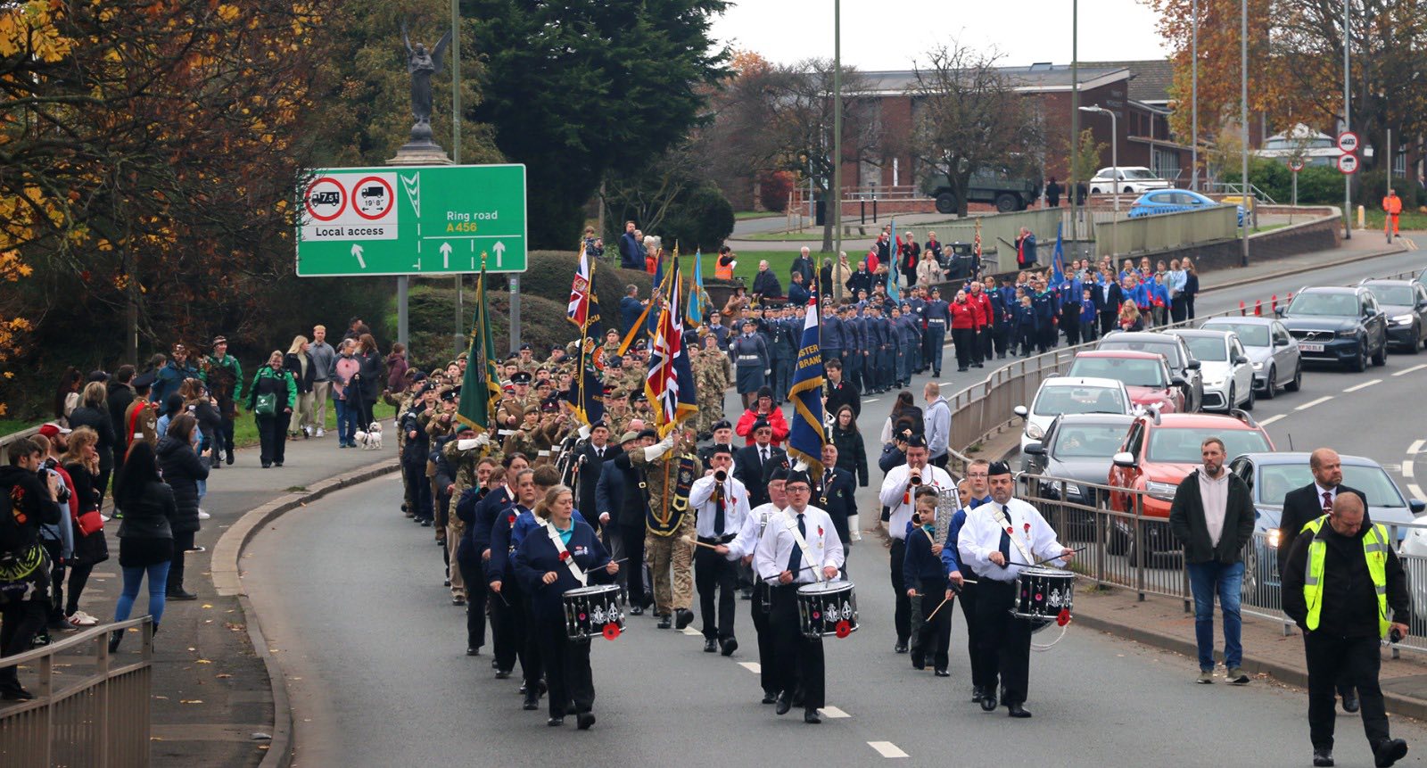 Kidderminster's Remembrance Sunday Parade and Service