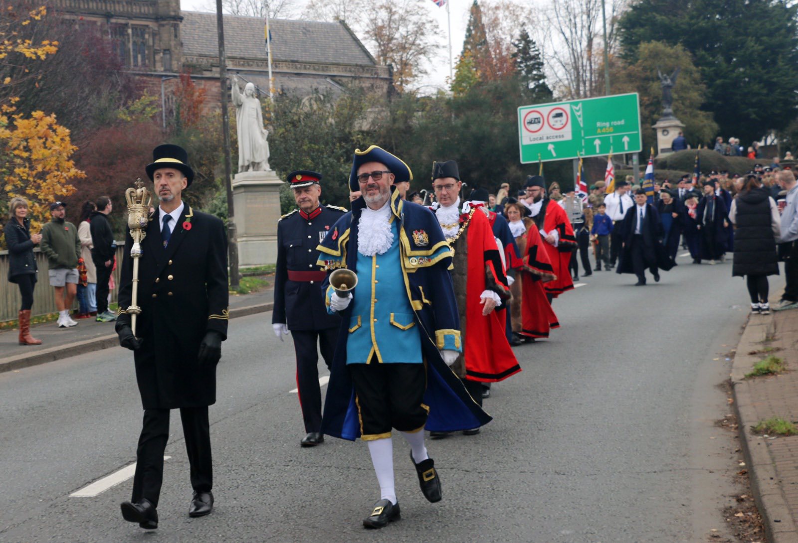 Kidderminster's Remembrance Sunday Parade and Service