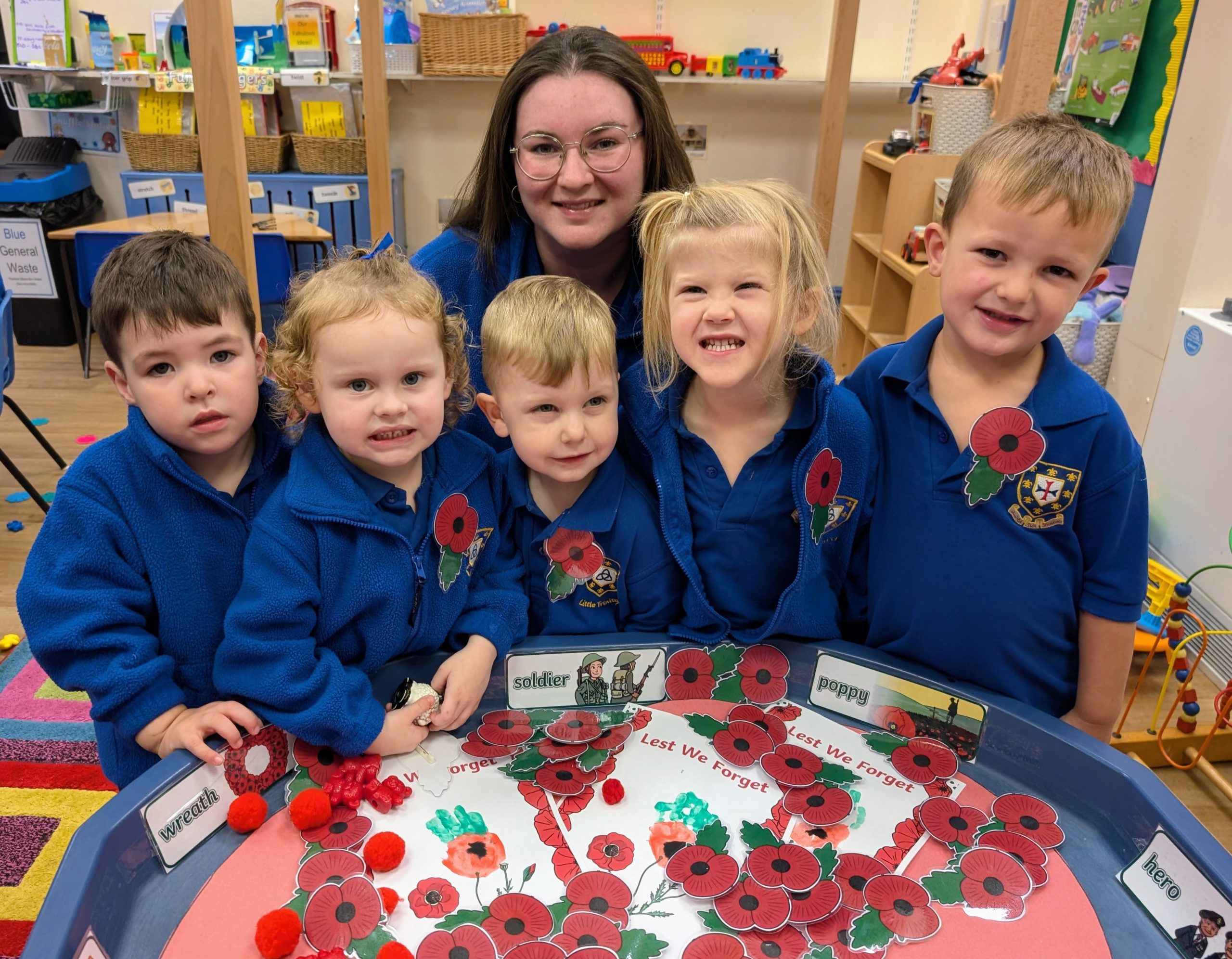Little Trinity Nursery, Kidderminster creates Armistice Day tributes ...